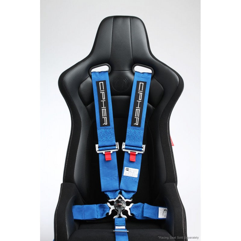 Cipher Racing Harness 5 Point 3 Inch (Blue) Camlock Quick Release ...